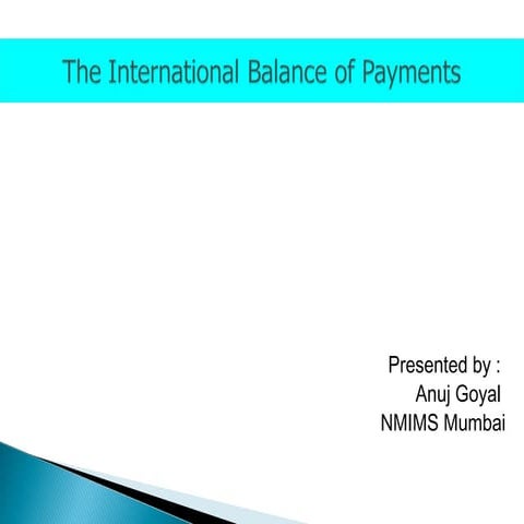 Balance of payments | PPT
