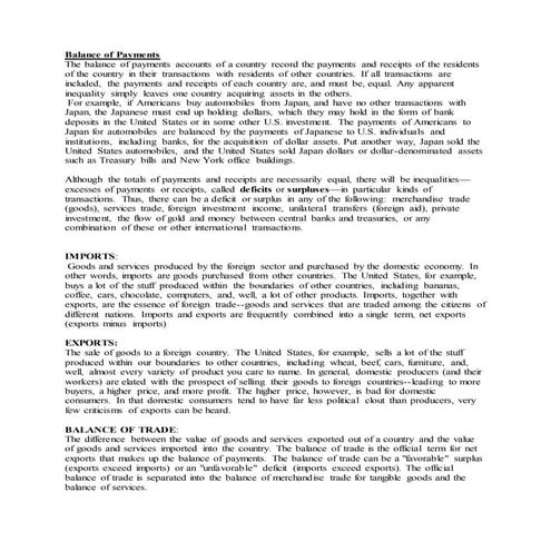 BALANCE OF PAYMENTS and balance of trade.pptx