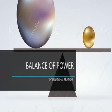 Balance of power | PPT