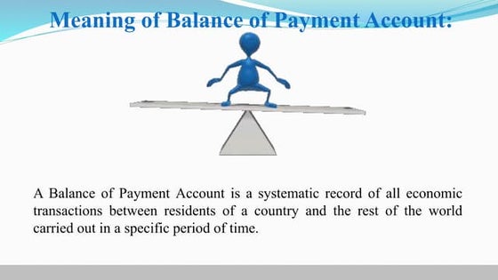 Balance of trade & balance of payment | PPT