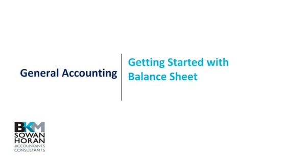 Balance Sheet Matters for Business Growth | PPTX