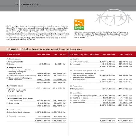 Balance sheetandprojectoverview new | PDF