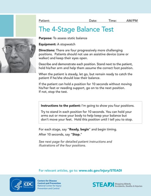 4 stage balance-test-print | PDF