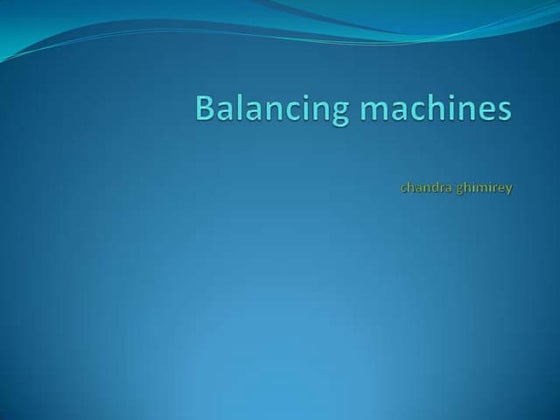 Balancing requirement according to iso 1940 | PPTX | Business ...