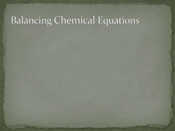 evidence of a chemical reaction | PPT