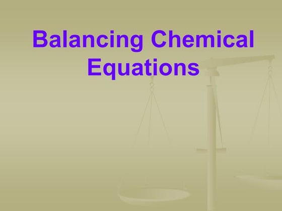 Law of conservation of mass 1 | PPT