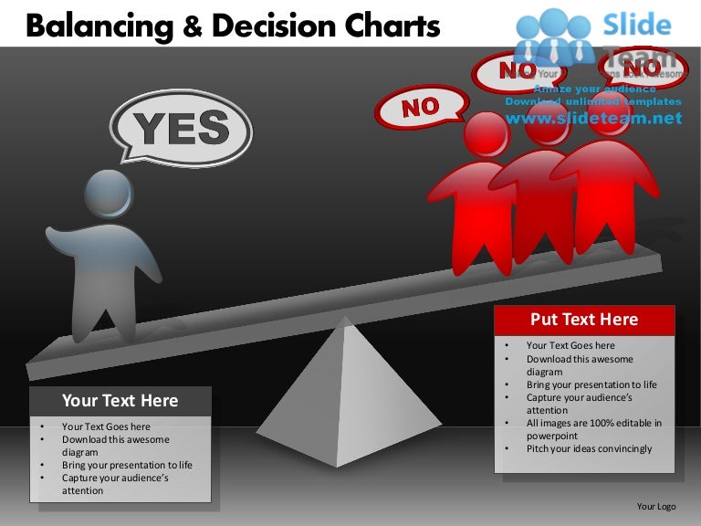 Balancing Decision Charts Powerpoint Presentation Slides Db Ppt Templ…