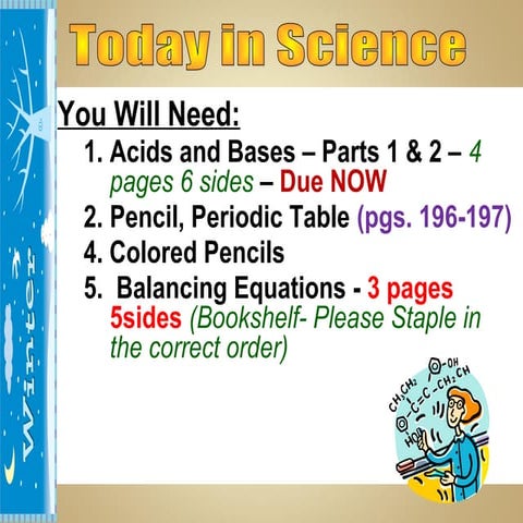 Balancing Equations Day 1. 2014 | PPT