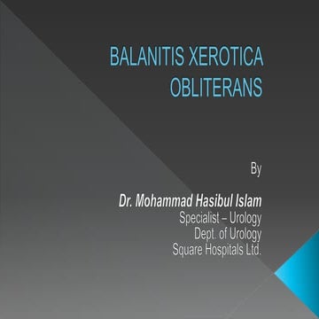 Balanitis Xerotica Obliterans Life Expectancy With Lichen Sclerosus: