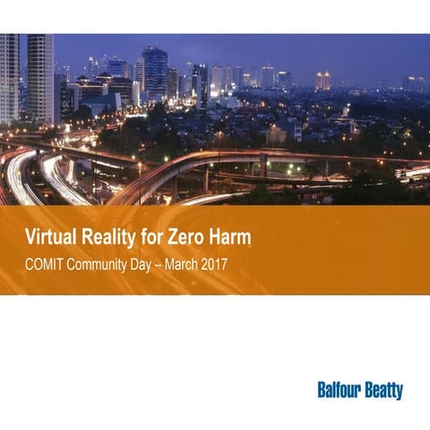 COMIT March 2017 - Virtual Reality for Zero Harm | PDF