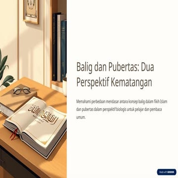 Balig dan Pubertas Dua Perspektif Kematangan .pptx
