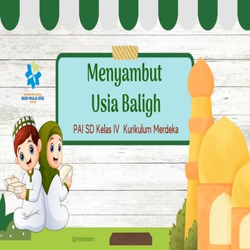 Fiqh 4 Tanda-tanda Baligh | PPTX