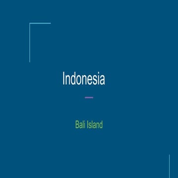 Bali indonesia | PPT