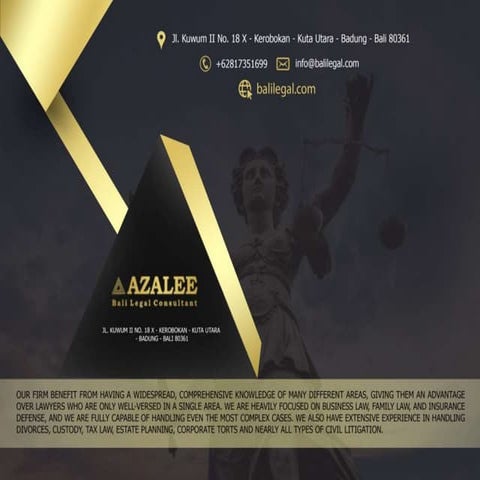 Bali law firm | Balilegal | PDF
