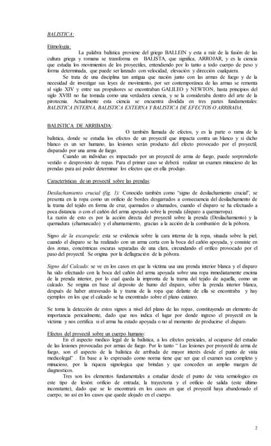 Balistica De Efectos Ppt