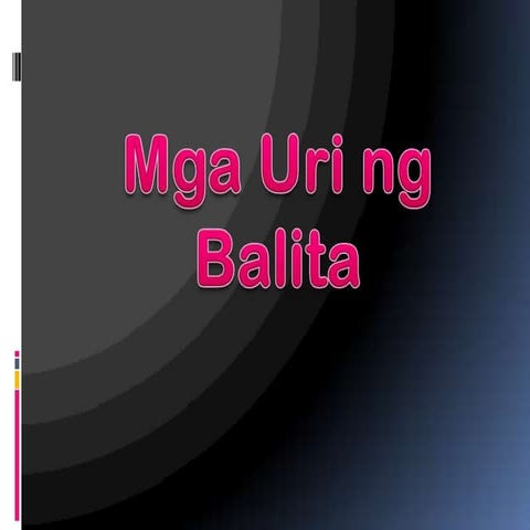 Balita | PPTX