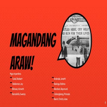 Balita ppt | PPTX