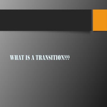 Schlossberg's Transition Theory | PDF