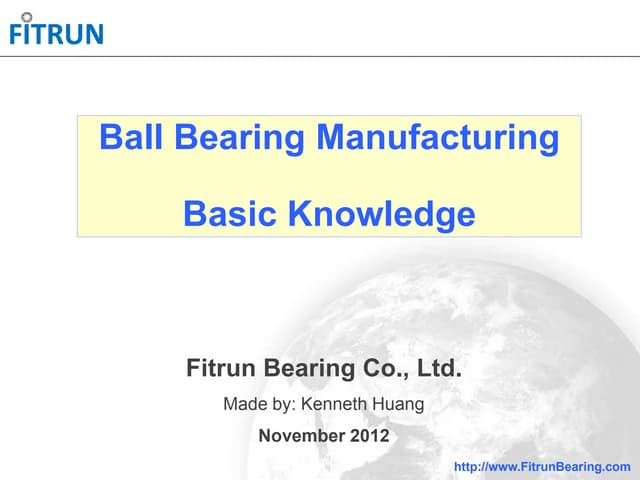 Bearing basics SKF | PDF