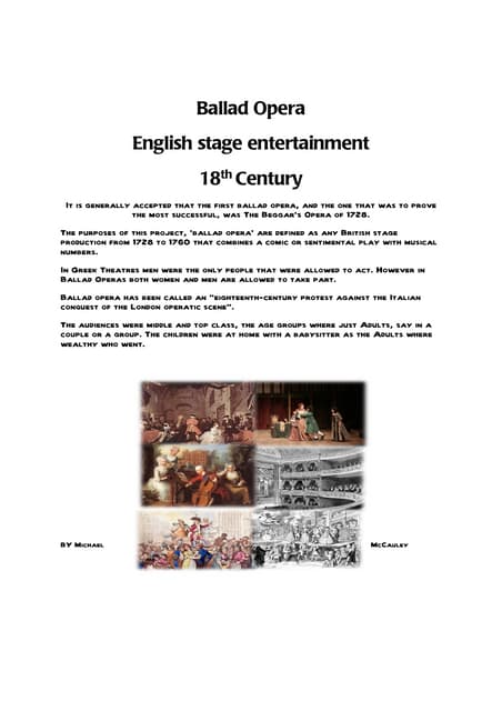 A Brief History of Opera | PPT