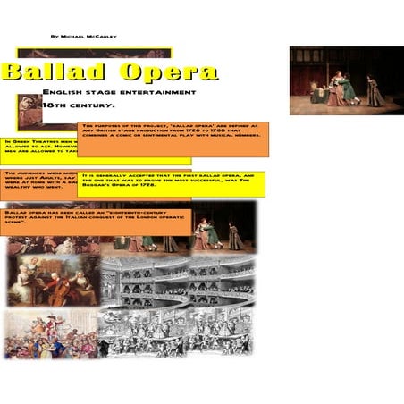 Ballad opera | PPTX