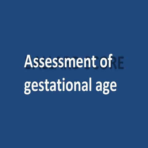 BALLARD SCALE Maturational assessment of gestational age .pptx