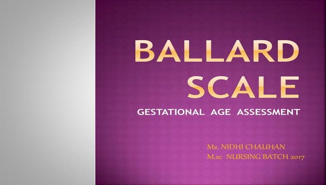 Ballard Score