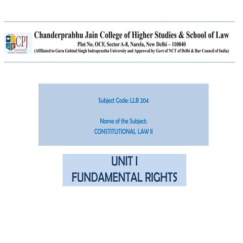 Fundamental Rights | PPT