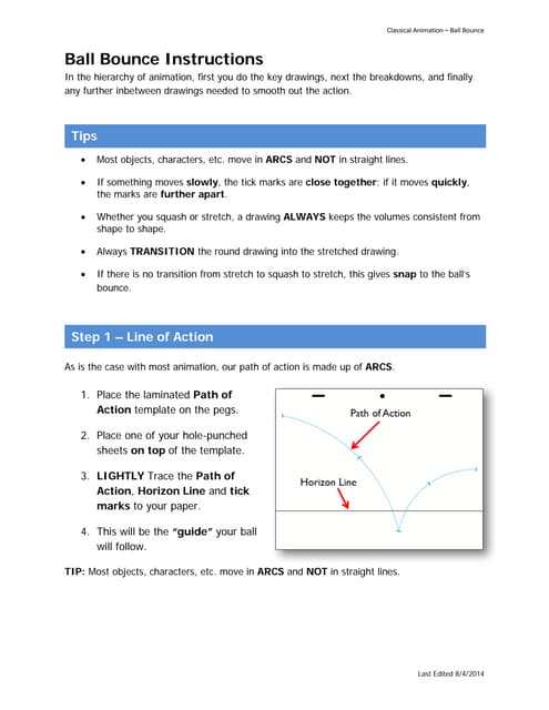 Bouncing Ball Exercise | PDF