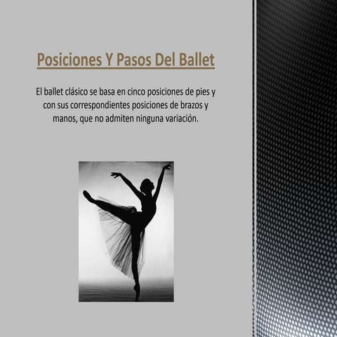 Posiciones de Ballet | PPTX