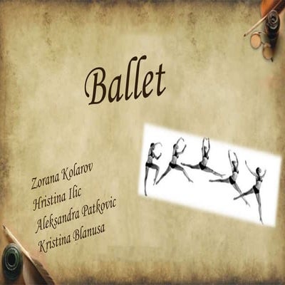 A brief history of ballet | DOCX