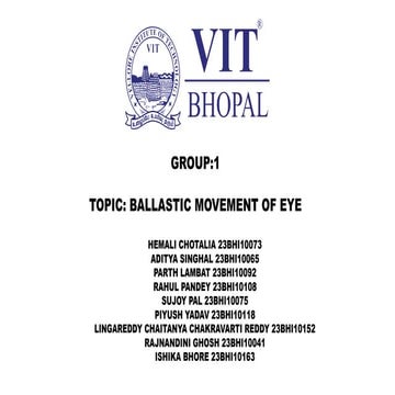 Ballistic Movement Of Eye in biophysics.pptx