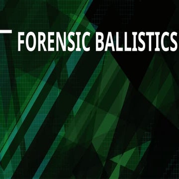 WEEK-4-BALLISTICS.pptx ballistics discusion oiashdfljk | PPTX