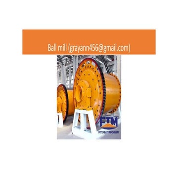 Ball mill | PPTX