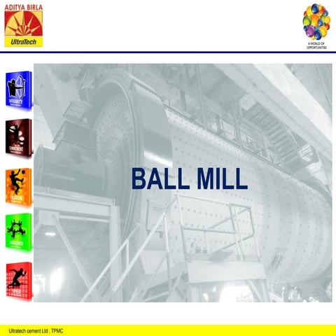 Ball mill , operation and maintenance and guide | PPTX