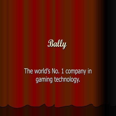 Bally Bangalore | PPT