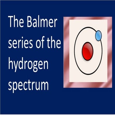 Balmer series | PPT