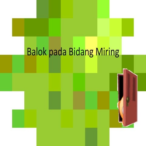 Balok pada bidang miring | PPT