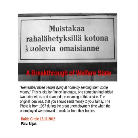 How social security has built finland | PPTX