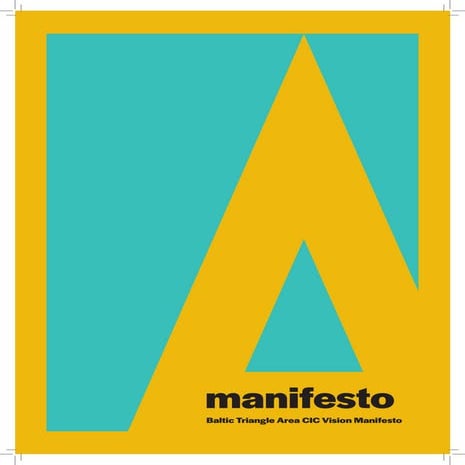 Baltic Triangle Area Manifesto 2019 | PDF