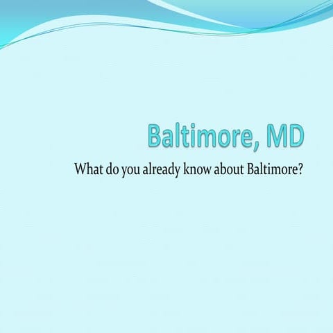 Baltimore | PPTX