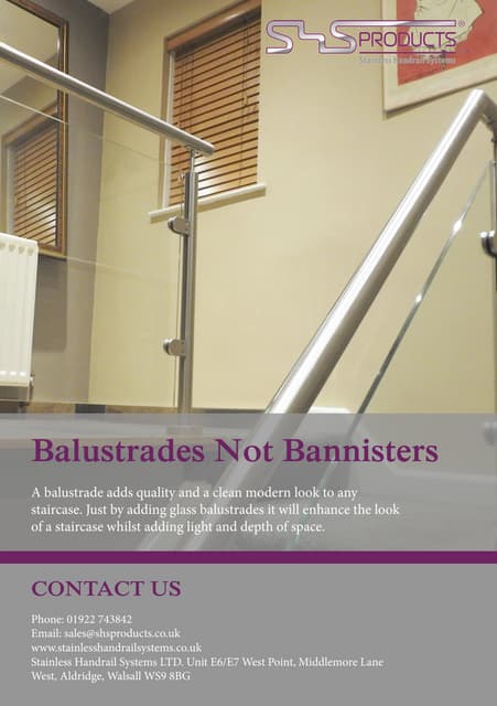 Glass Button Balustrade | PDF
