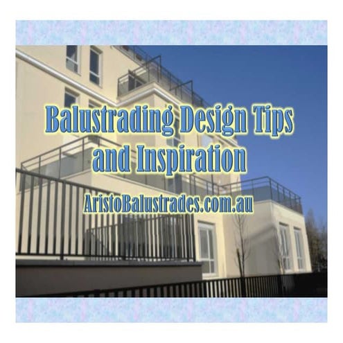 Balustrading Design Tips and Inspiration | PPT