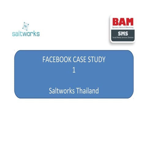 BAM SMS Facebook Case Study | PPT