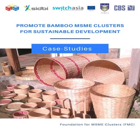 Bamboo Case Studies - Foundation for MSME Clusters (FMC) | PDF