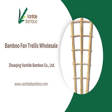Bamboo Fan Trellis Wholesale - Vantidebamboo.com