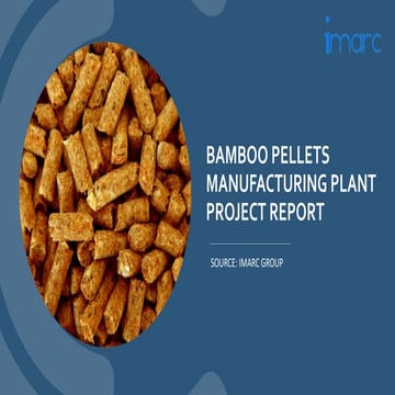 Detailed Project Report on Bamboo Pellets Manufacturing Unit Setup | PPTX