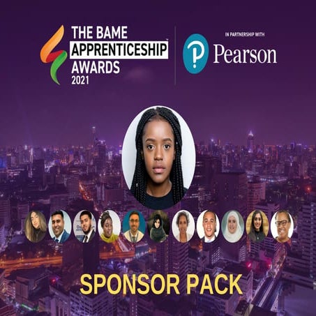 The BAME Apprenticeship Awards 2021 - Sponsor Pack | PPT
