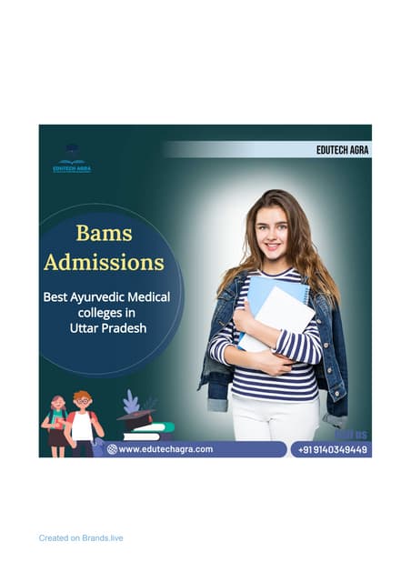 BAMS Admission in Uttar Pradesh -2024-2025 | PDF