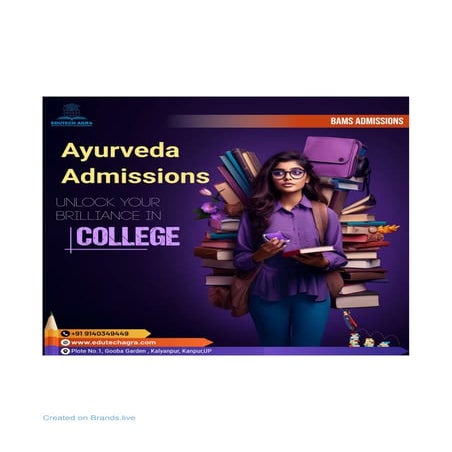 BAMS Admission in Uttar Pradesh -2024-2025 | PDF